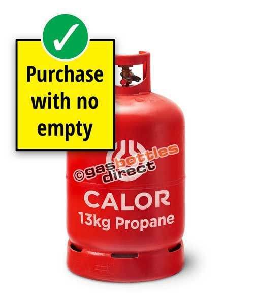 13kg Propane Calor Gas Bottle - New Full Cylinder - Calor Gas Bognor Regis